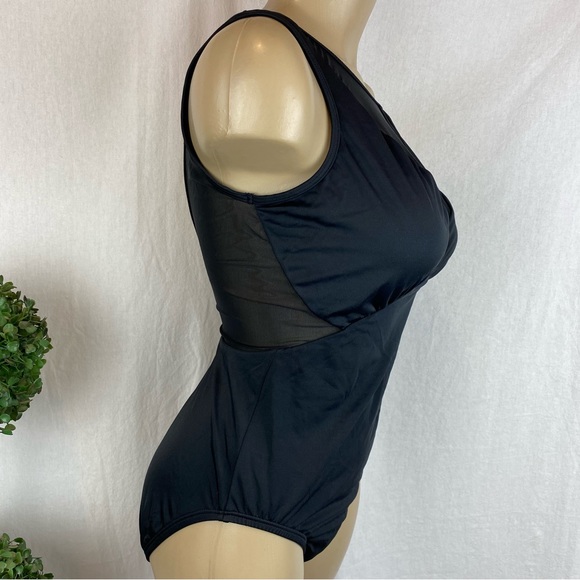 Time and Tru | Swim | Time And Tru Black Full Cover Piece Swim Bathing ...